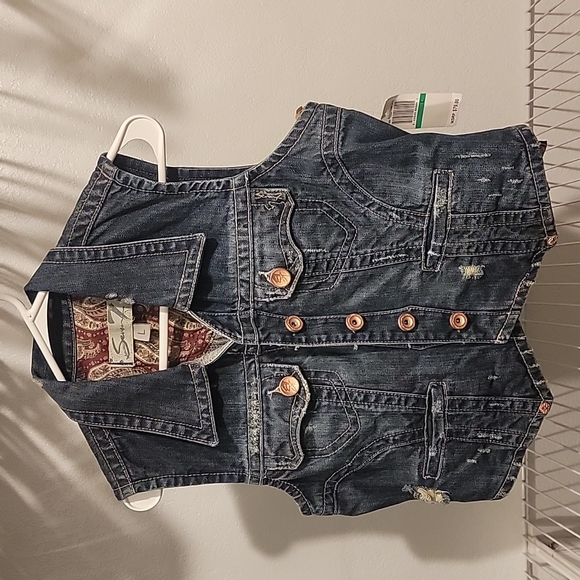 Seven7 | Jackets & Coats | Seven 7 Brand Womens Denim Vest | Poshmark